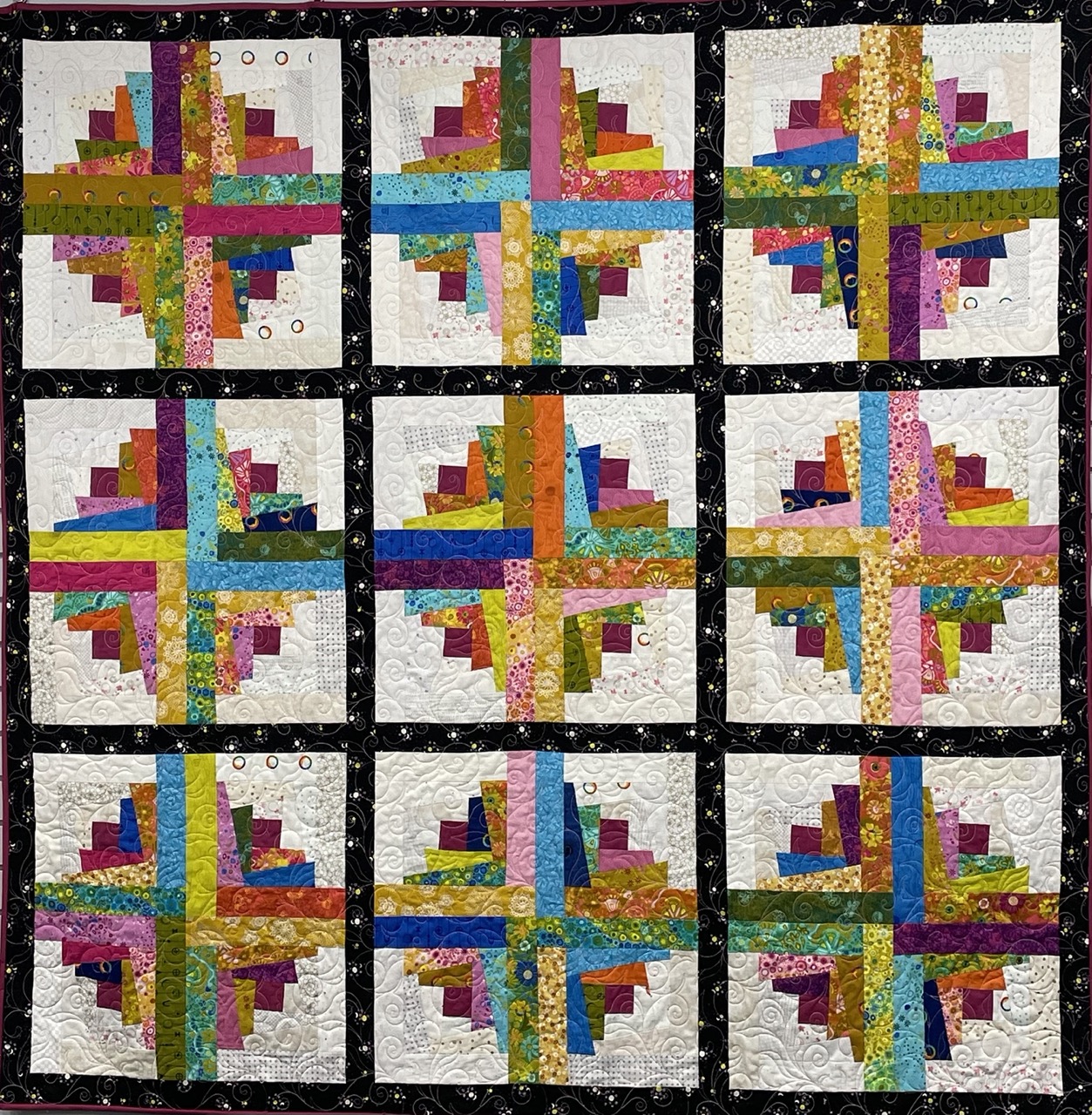 Wonky Ruler Log Cabin | Cactus Quilt Shop